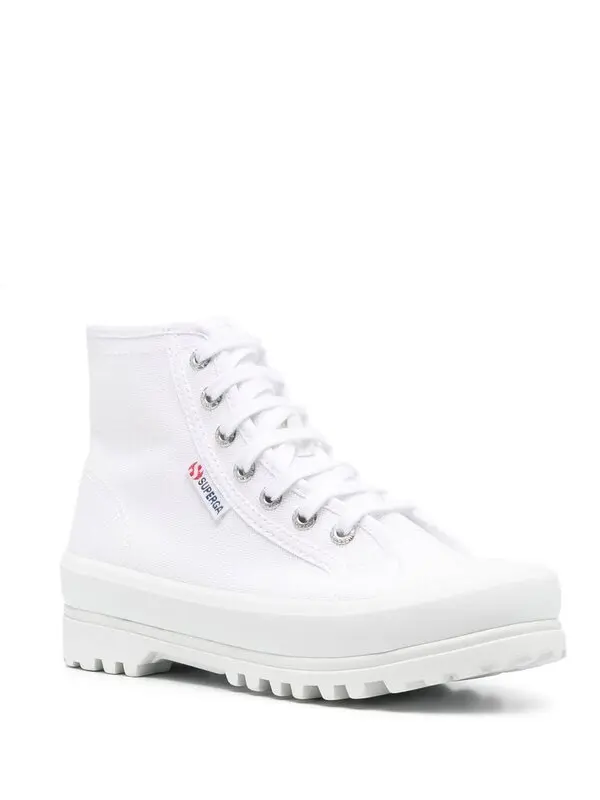 Superga High-top Lace-up Sneakers - White