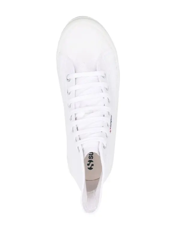 Superga High-top Lace-up Sneakers - White