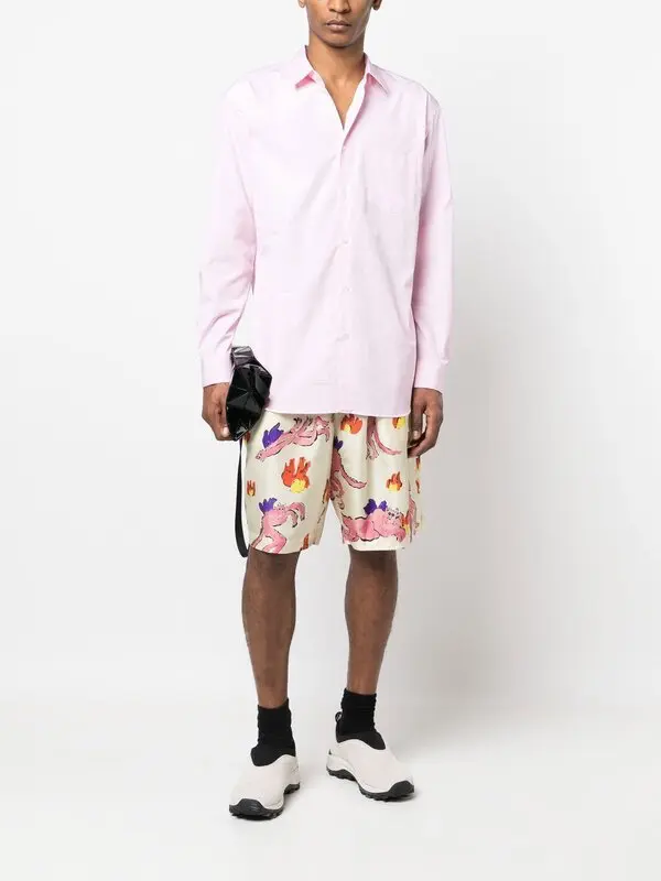 Marni Graphic-print Bermuda Shorts