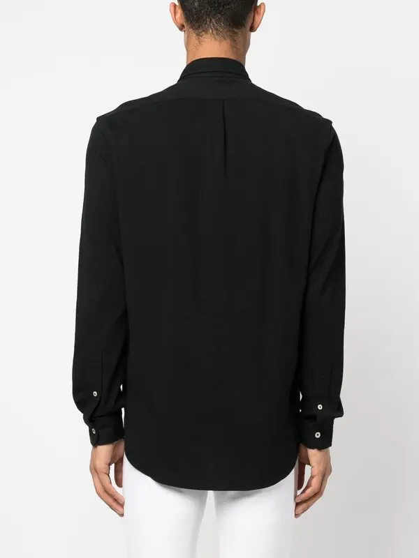 Polo Ralph Lauren Polo Pony Button-collar Shirt - Black