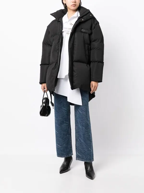 KIMHEKIM Logo Puffer Jacket - Black