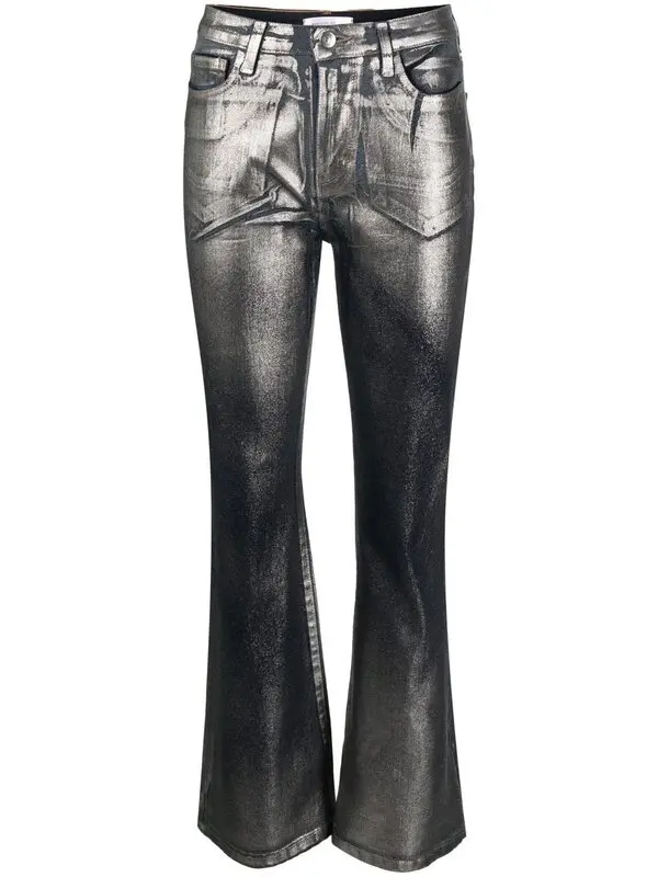 MADISON MAISON Metallic Laminated Jeans