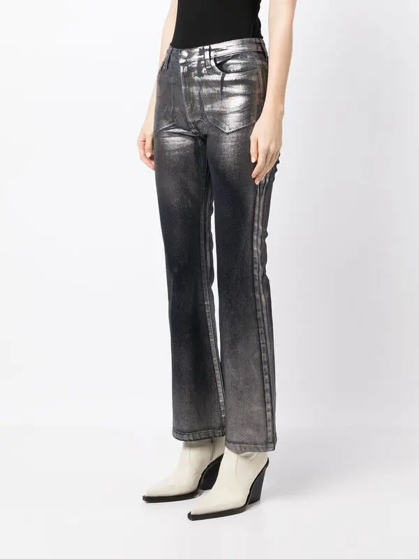 MADISON MAISON Metallic Laminated Jeans