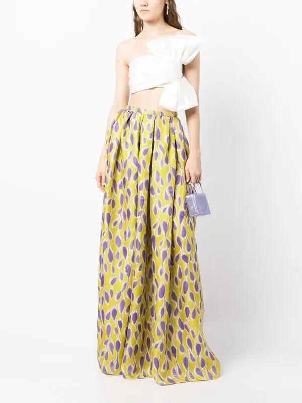 BAMBAH Bow-detail Cropped Tube Top - White