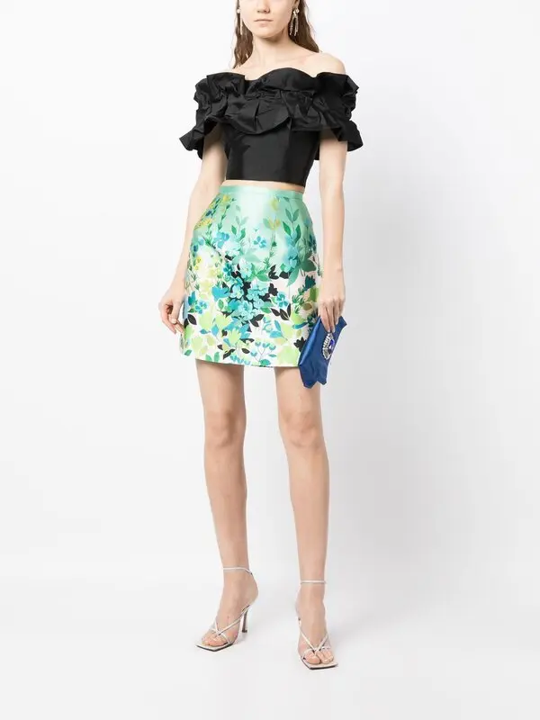 BAMBAH Garden Mikado Mini Skirt