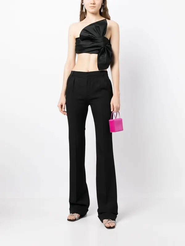 BAMBAH Cropped Bow Tube Top