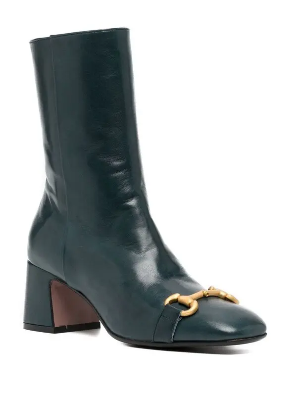 MADISON MAISON 60mm Horsebit Boots - Blue