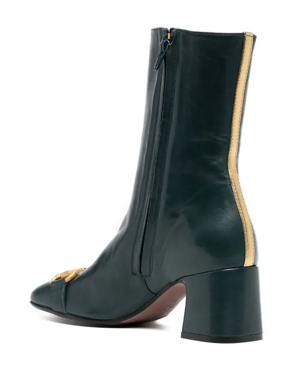 MADISON MAISON 60mm Horsebit Boots - Blue
