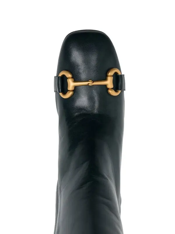 MADISON MAISON 60mm Horsebit Boots - Blue