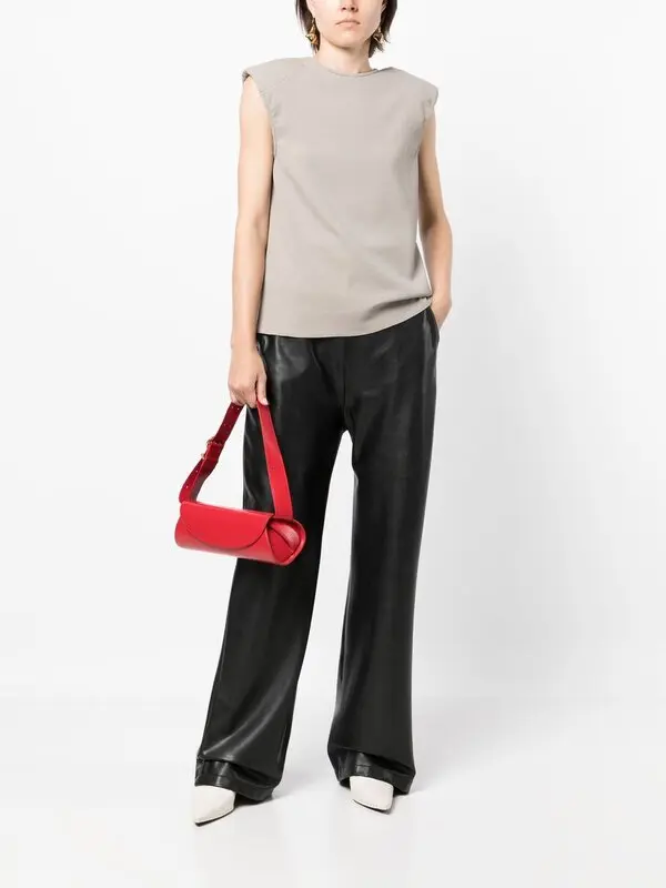 Tibi Padded-shoulder Tank Top