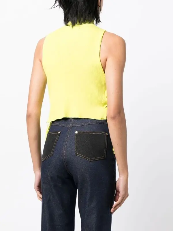 Rokh Lace-up Detail Vest Top