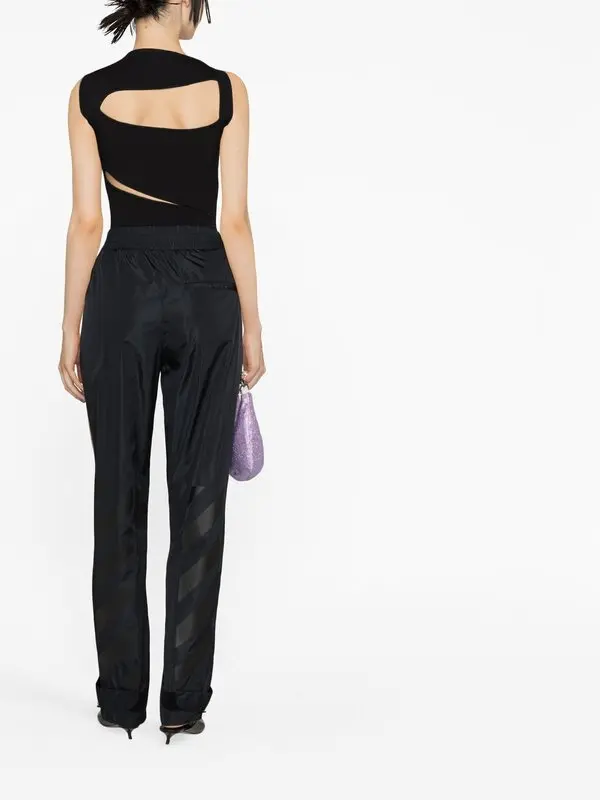 Off-White Logo-print Elasticated Trousers