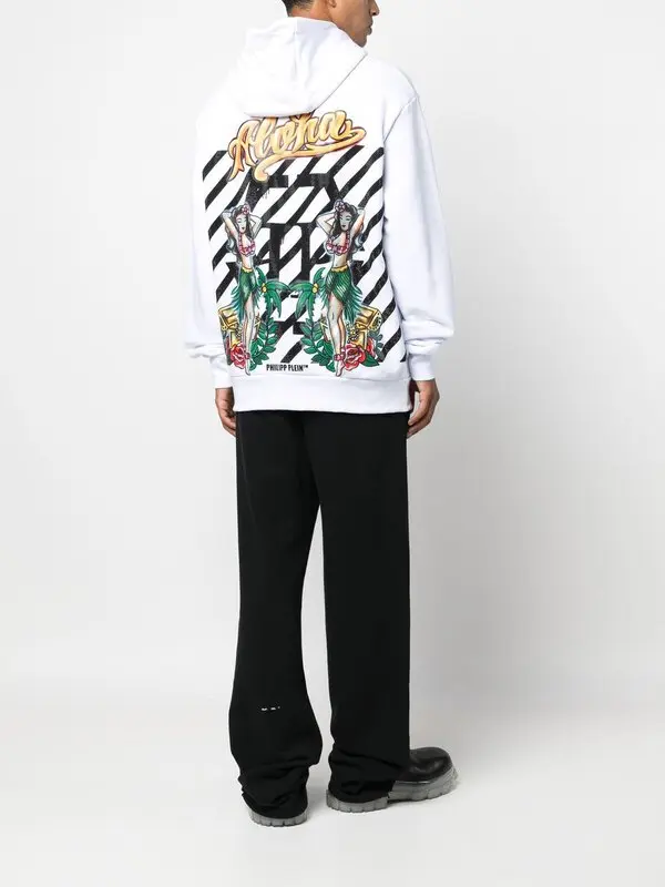 Philipp Plein Hawaii-print Hoodie