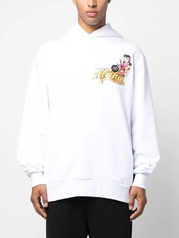 Philipp Plein Hawaii-print Hoodie