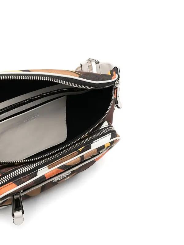 Moschino Abstract Pattern Belt Bag