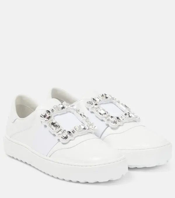 ROGER VIVIER Viv' Golf Sneakers - White