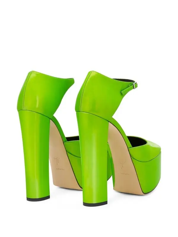GIUSEPPE ZANOTTI Platform Pumps - Green