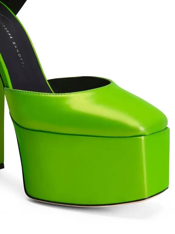 GIUSEPPE ZANOTTI Platform Pumps - Green