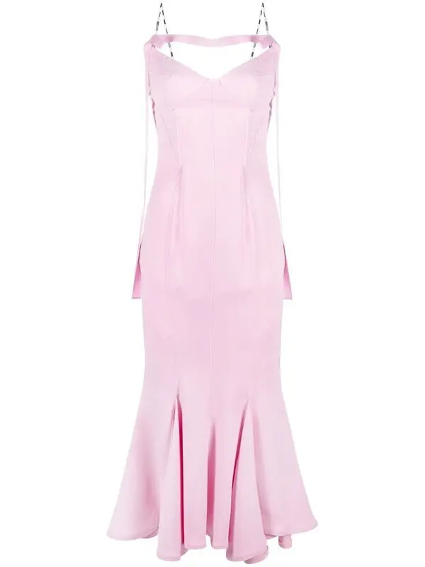 Attico Fishtail-hem Dress