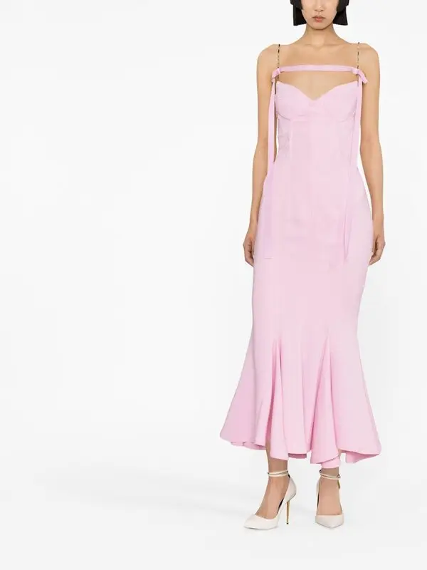 Attico Fishtail-hem Dress