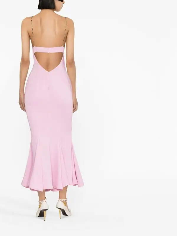 Attico Fishtail-hem Dress