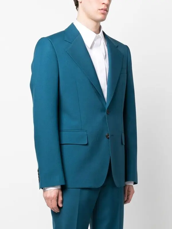 Alexander McQueen Tailored Single-breasted Blazer - Blue