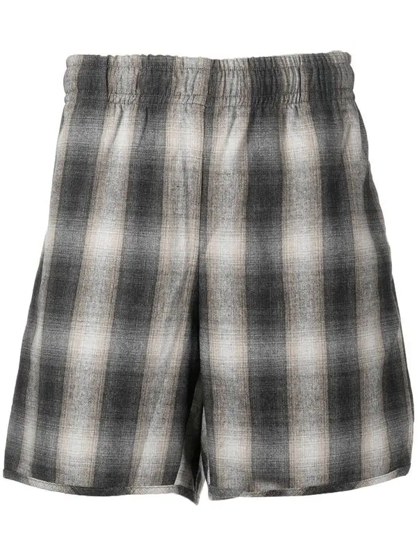 BLUE SKY INN Check Pattern Shorts