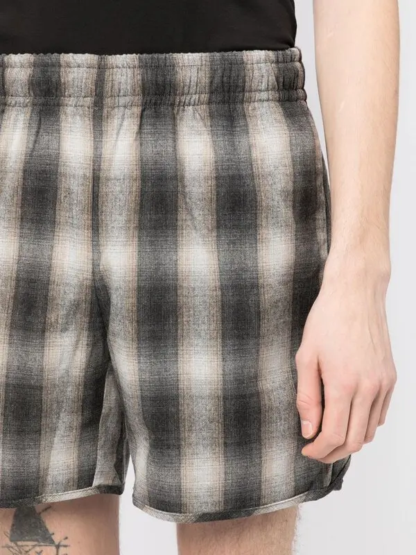BLUE SKY INN Check Pattern Shorts