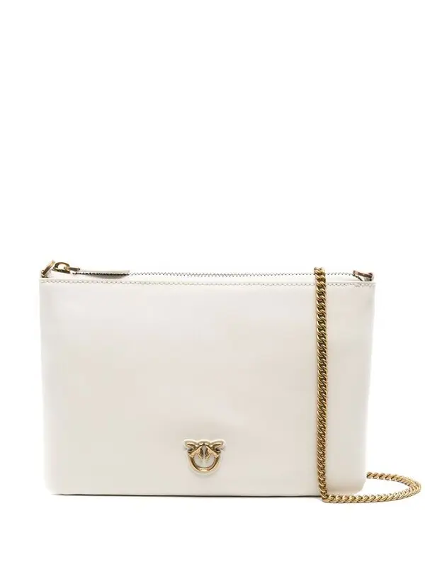 Pinko Logo-plaque Satchel - White