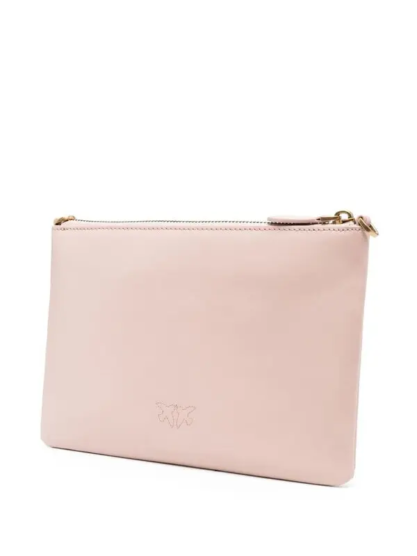 Pinko Logo-plaque Leather Satchel Bag