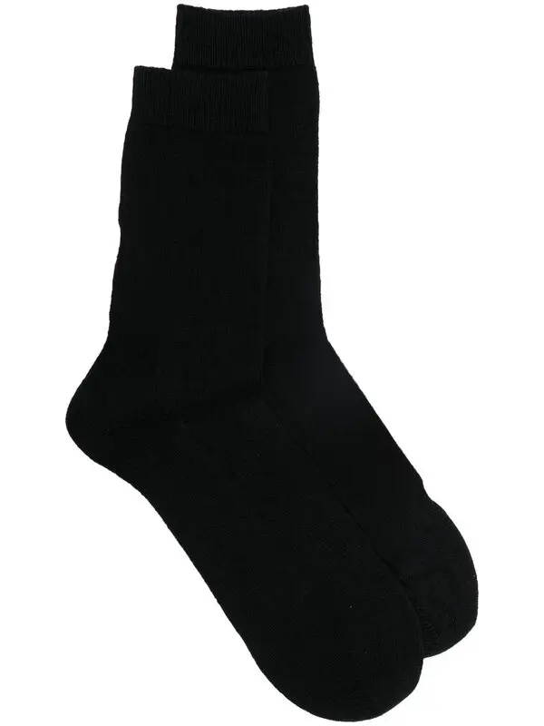 Falke Fine-knit Ankle Socks - Black