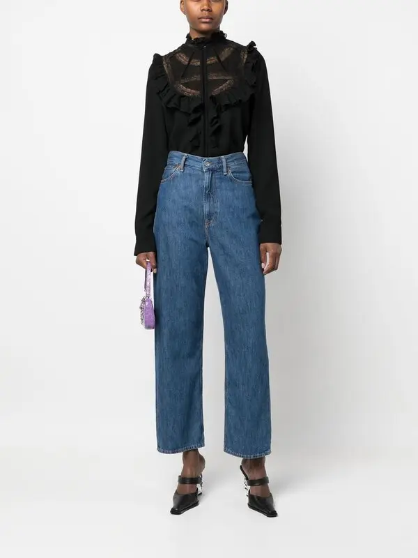 Dsquared2 Ruffled Long-sleeved Blouse
