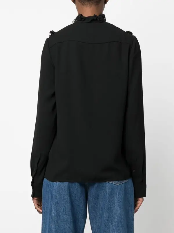Dsquared2 Ruffled Long-sleeved Blouse
