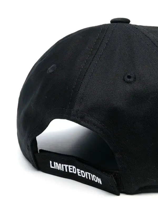 Vetements Logo-Print Baseball Cap - Black | Editorialist