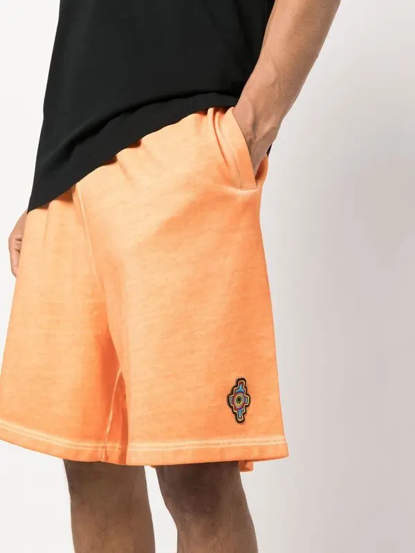COUNTY OF MILAN Marcelo Burlon Logo Patch Shorts