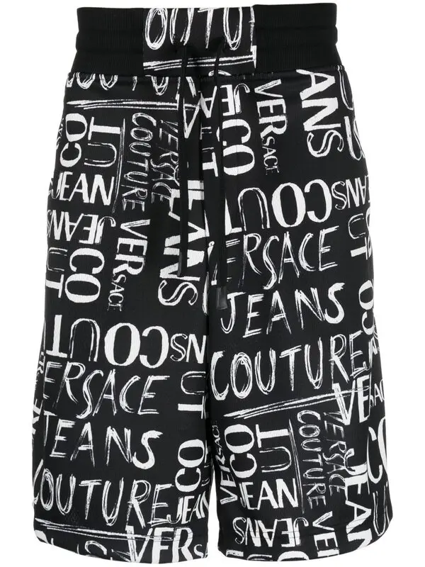 Versace Logo-print Track Shorts