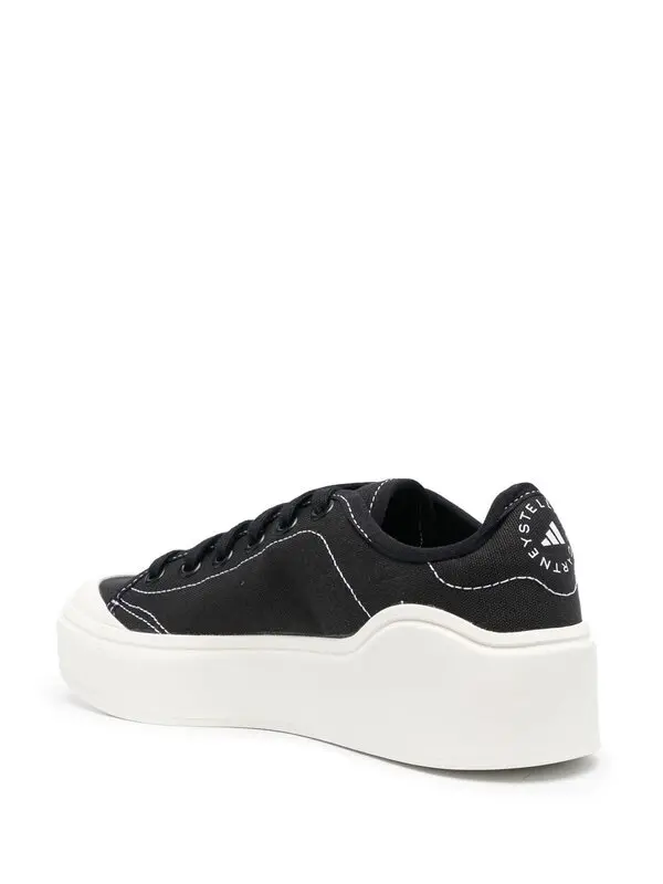 Adidas By Stella McCartney Logo Print Sneakers - Black