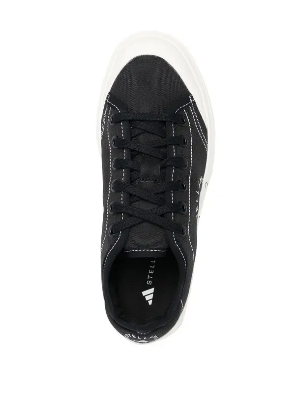 Adidas By Stella McCartney Logo Print Sneakers - Black