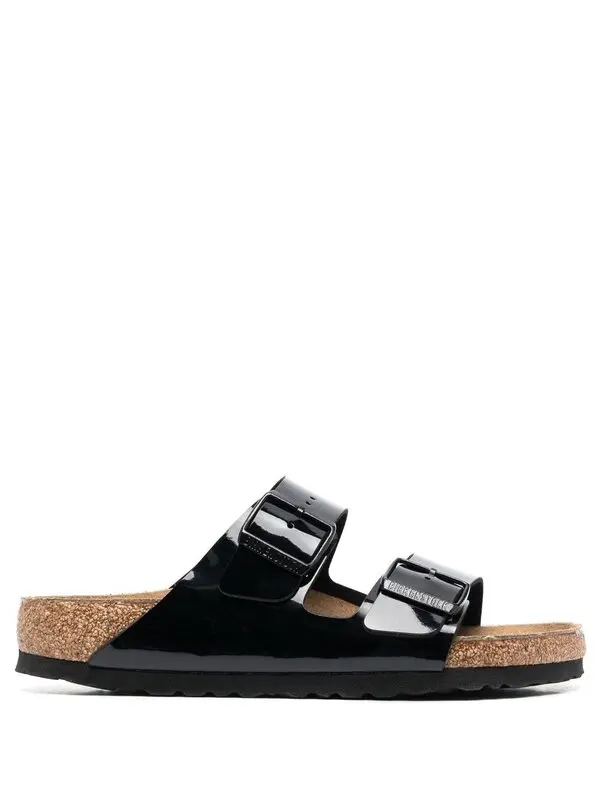 BIRKENSTOCK Arizona Buckled Sandals - Black