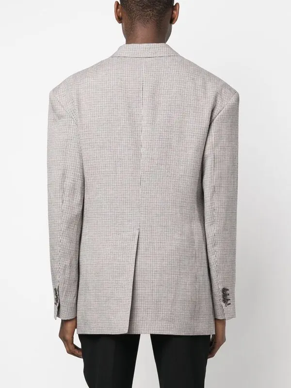 Dsquared2 Single-breasted Checked Jacket