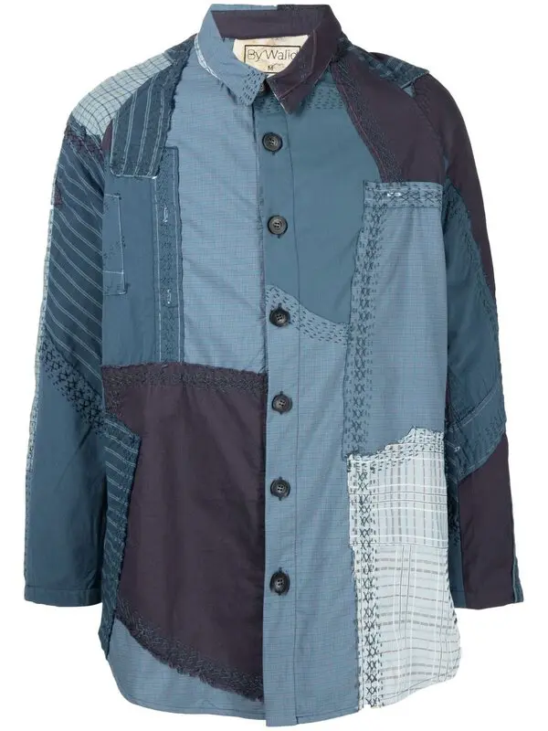 By Walid Miles Panelled Shirt Jacket