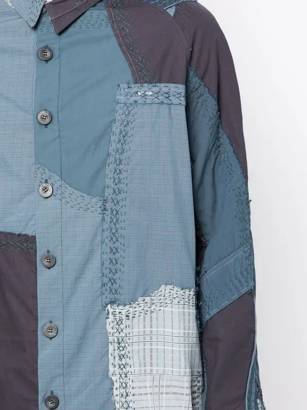 By Walid Miles Panelled Shirt Jacket