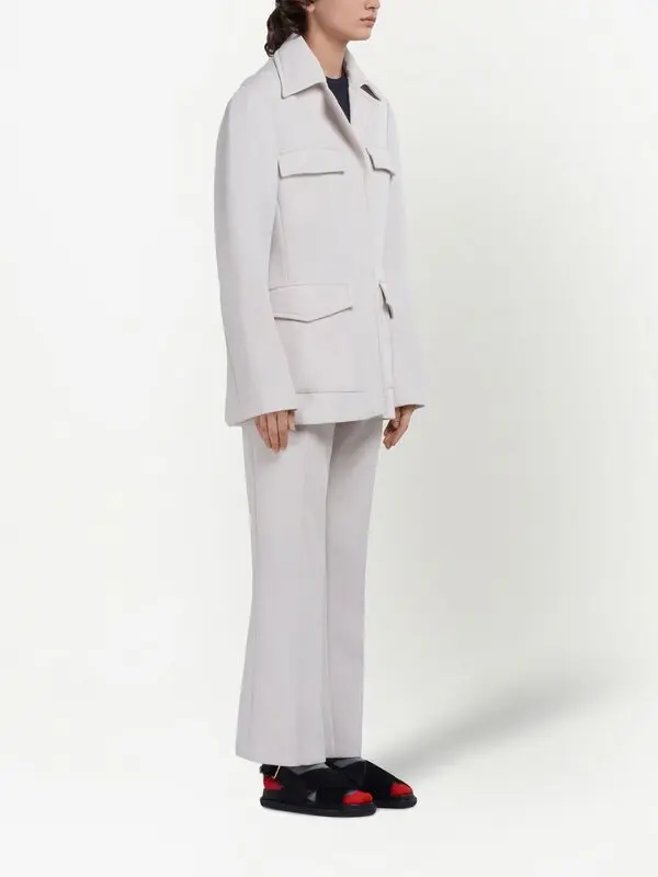 Marni Straight-leg Kick-flare Trousers