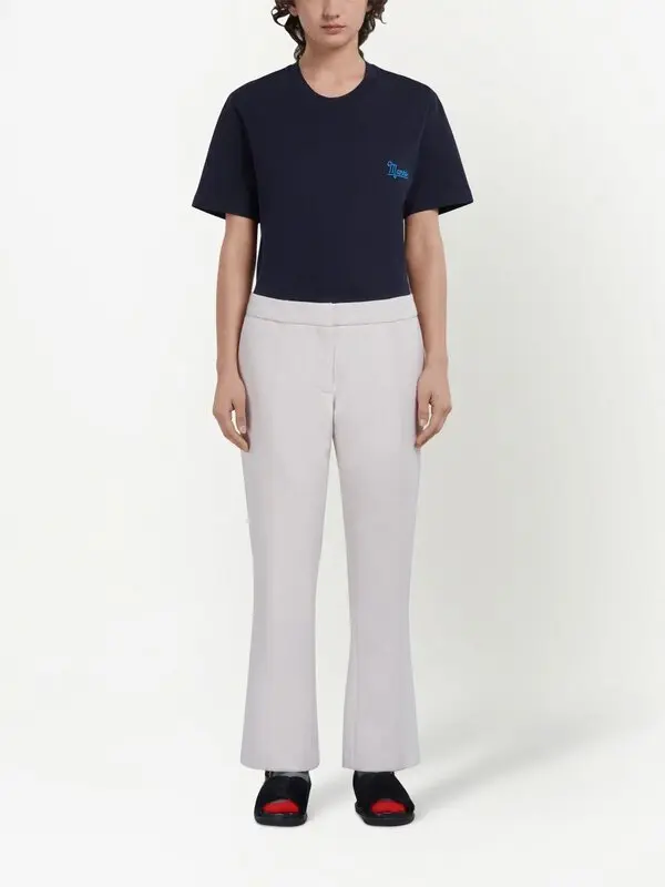 Marni Straight-leg Kick-flare Trousers
