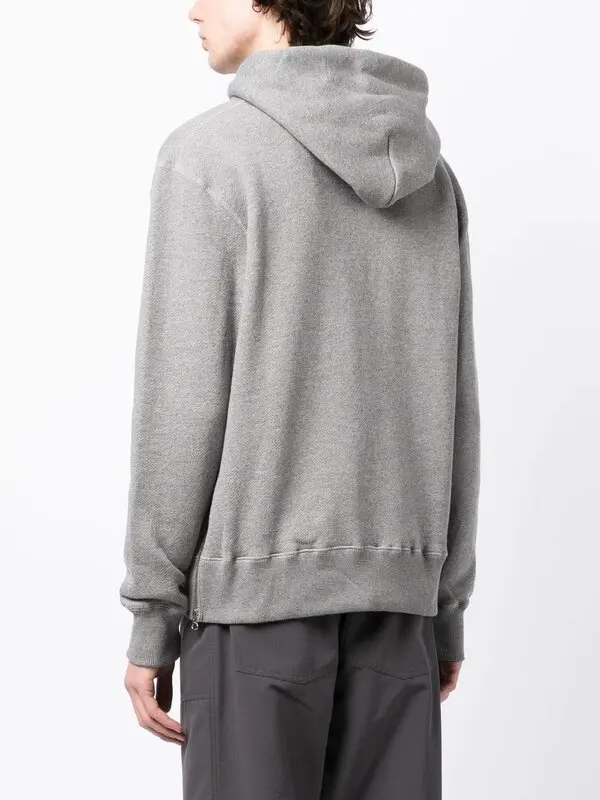 THE POWER FOR THE PEOPLE Logo Print Drawstring Hoodie