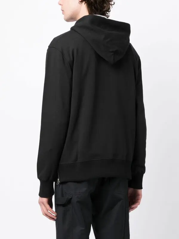 THE POWER FOR THE PEOPLE Logo Print Drawstring Hoodie