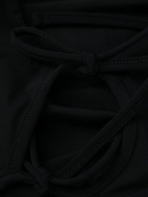 Rick Owens Knot-detailing One-shoulder Swimsuit