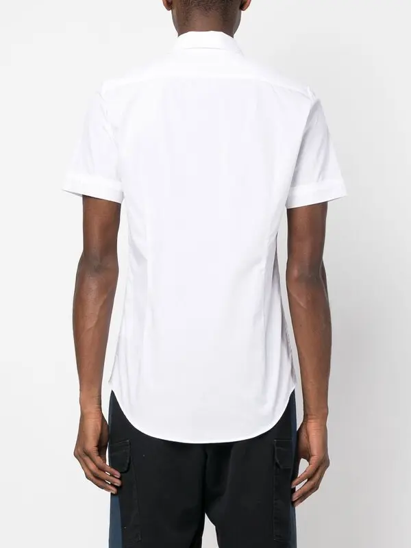 VIVIENNE WESTWOOD Organic Cotton Short-sleeve Shirt - White