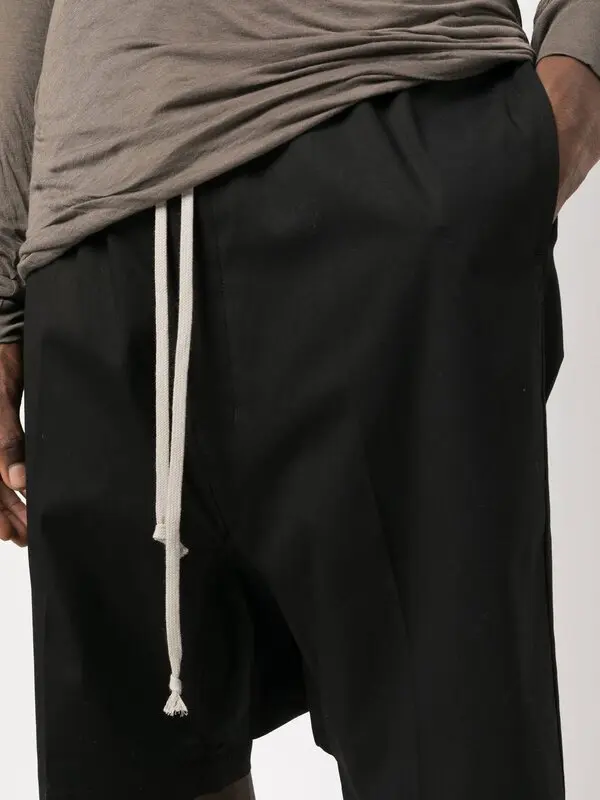 Rick Owens Drop-crotch Bermuda Shorts