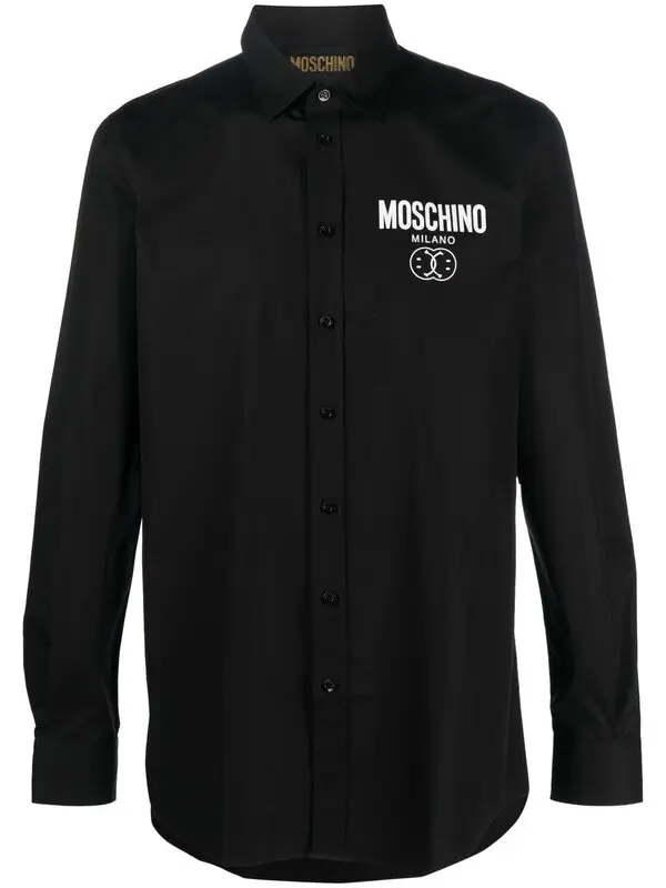 Moschino Chest Logo-print Detail Shirt